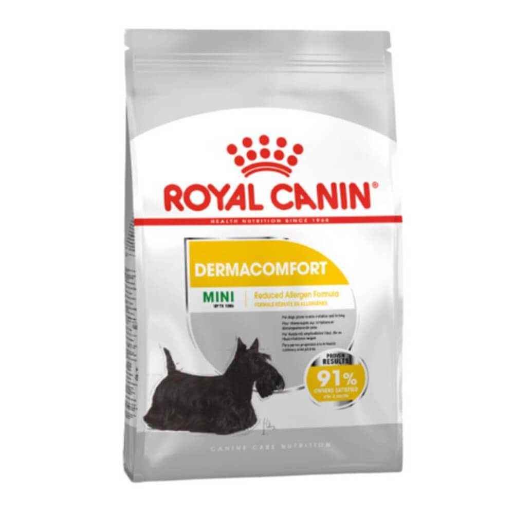 ROYAL CANIN Mini Dermacomfort 1 kg Hrana za odrasle pse malih rasa sklonih iritaciji kože