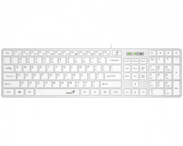 GENIUS SlimStar 126 USB US bela tastatura