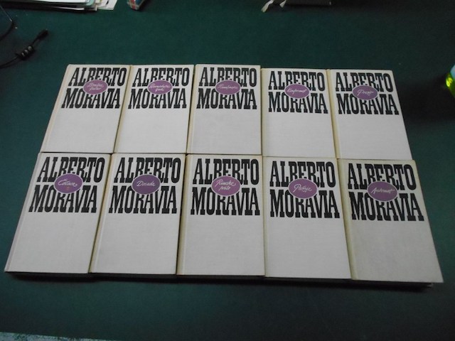 Alberto Moravia - Komplet od 10 knjiga