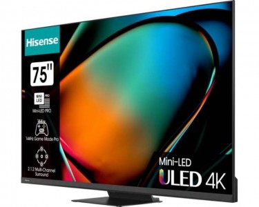 HISENSE 75" 75U8KQ Mini-LED ULED 4K UHD Smart TV