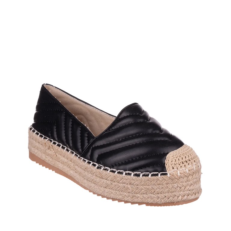 CLAUDIA DONATELLI Ženske espadrile N74677, Crne