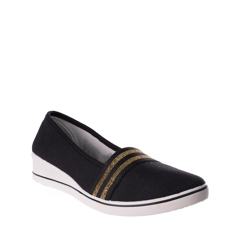 ELLY SHOES Ženske espadrile N76546, Crne