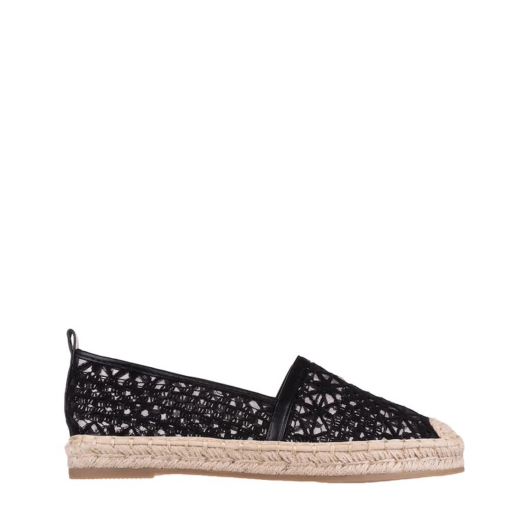 LUSSO Ženske espadrile N76352, Crne