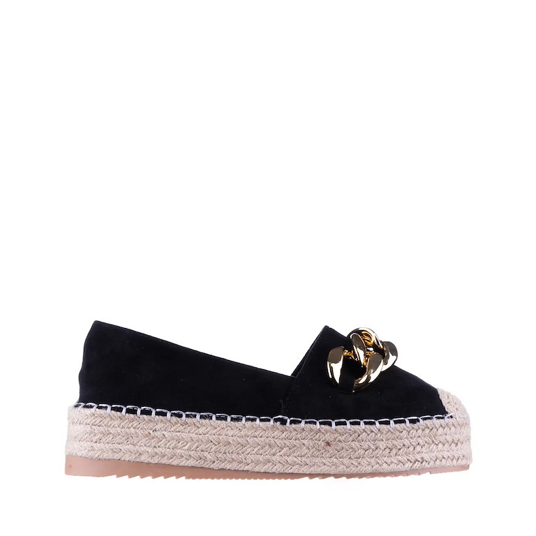 CLAUDIA DONATELLI Ženske espadrile N74929, Crne