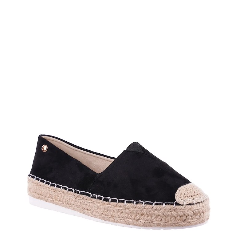 LUSSO Ženske espadrile N71506, Crne