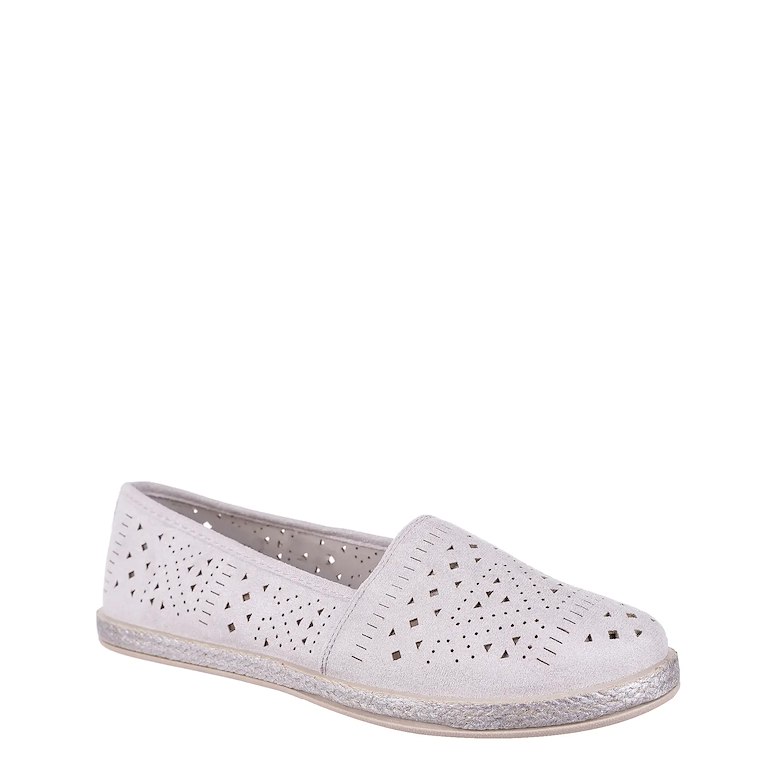 ELLY SHOES Ženske espadrile N69371, Bele