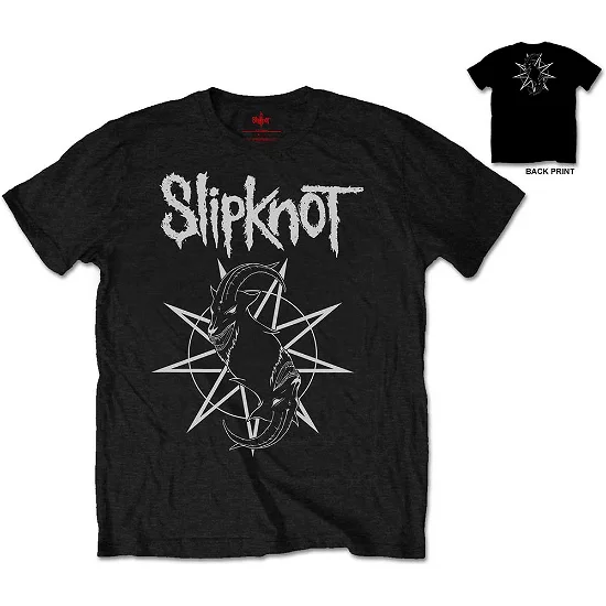 Slipknot_Goat Star Logo Back Print_Uni_BL_TS: L