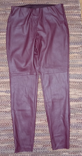 Esmara ljubičaste kožne pantalone