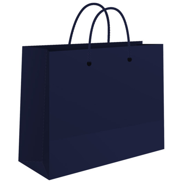 Kese ukrasne-butik male 24x16x7cm sjajne plastificirane Fornax plave