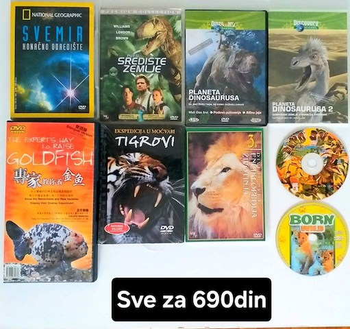 DVD dečiji filmovi Dinosaurus Lav Tigar