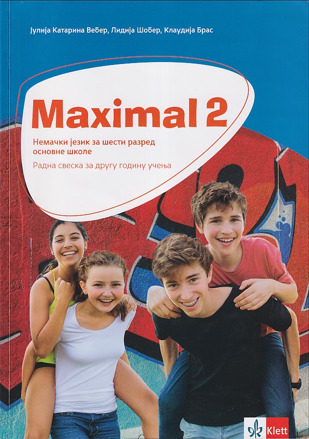 MAXIMAL 2 – RADNA SVESKA iz nemačkog jezika za 6. razred osnovne škole (Klett)