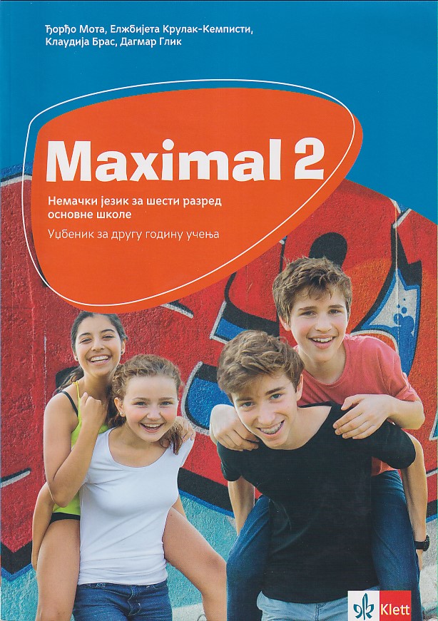 MAXIMAL 2 – UDŽBENIK iz nemačkog jezika za 6. razred osnovne škole (Klett)