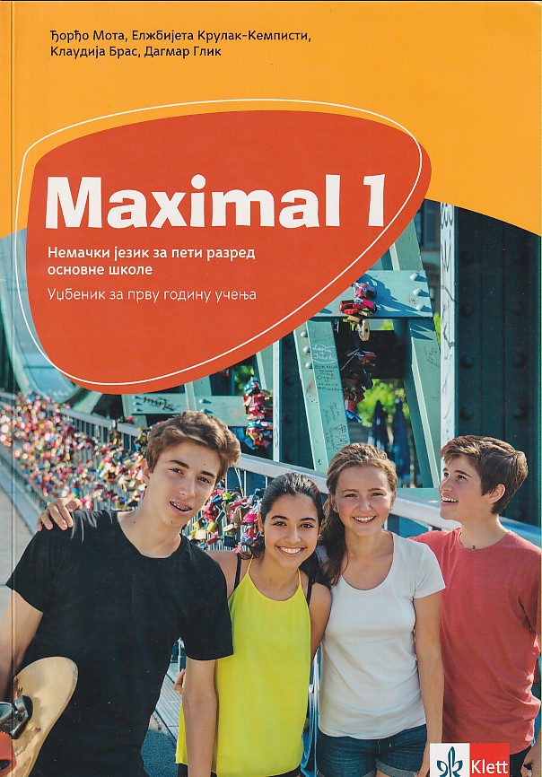 MAXIMAL 1 – UDŽBENIK iz nemačkog jezika za 5. razred osnovne škole (Klett)
