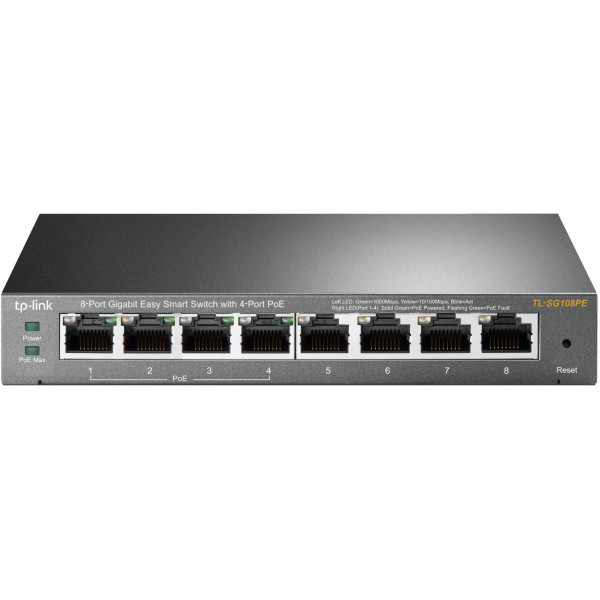 TP-Link switch TL-SG108PE Metall 4x POE