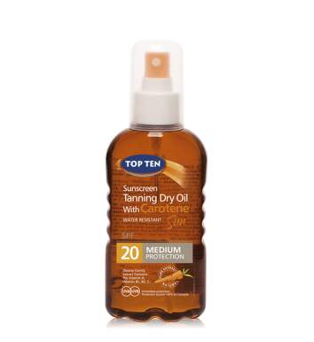 Top Ten Carotene Sun Dry Oil SPF 20 180 ml