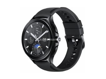 Xiaomi Mi Watch 2 pro-Bluetooth Black Case with Black Fluororubber Strap
