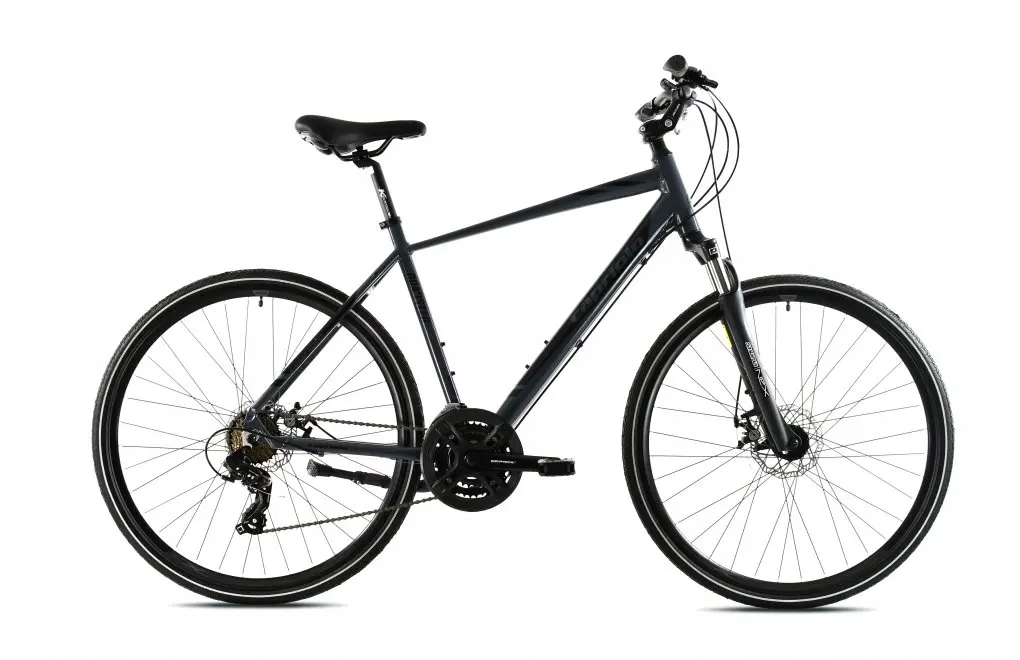 Capriolo Gradski bicikl Roadster Trek, 22"/28'', Sivo-crni