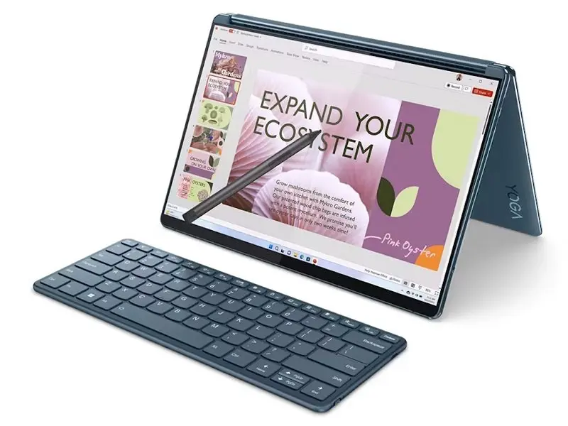 LENOVO Laptop Yoga Book 9 13IRU8 Win11 Home/2x13.3" 2.8K OLED touch/i7-1355U/16GB/1TB SSD sivi