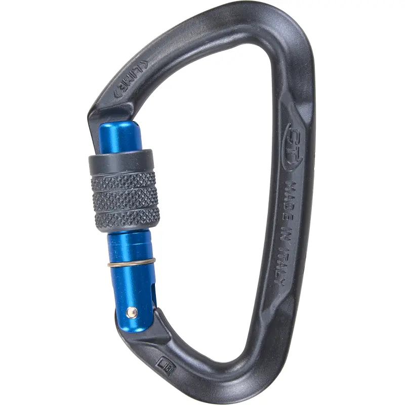 Climbing Technology Lime SG karabiner sivo-plavi