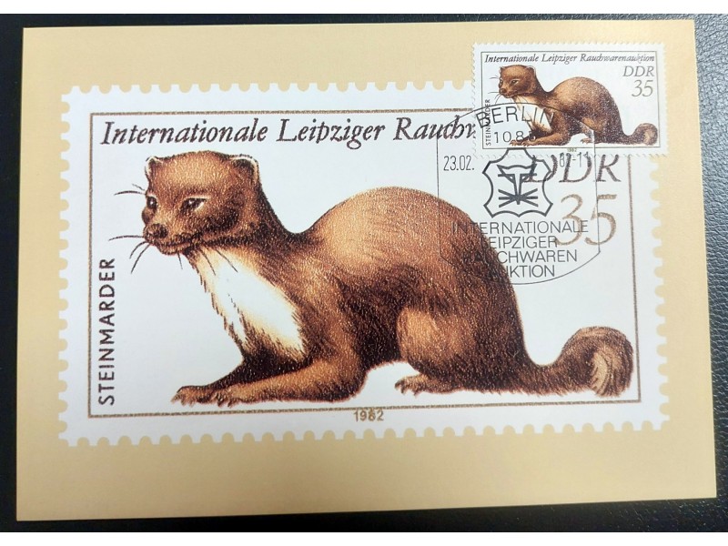 Nemačka DDR 1982. Fauna