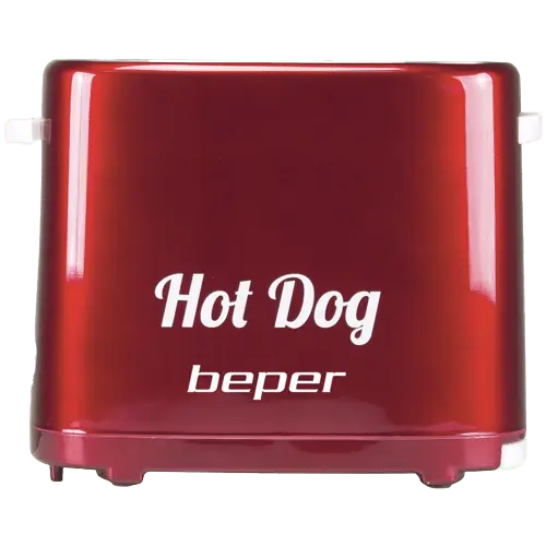 Beper BT.150Y Aparat za Hot dog, 750W, Crveni