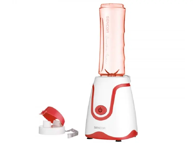 SENCOR SBL 2114RD Blender, 500 W, 600 ml, Belo-crveni