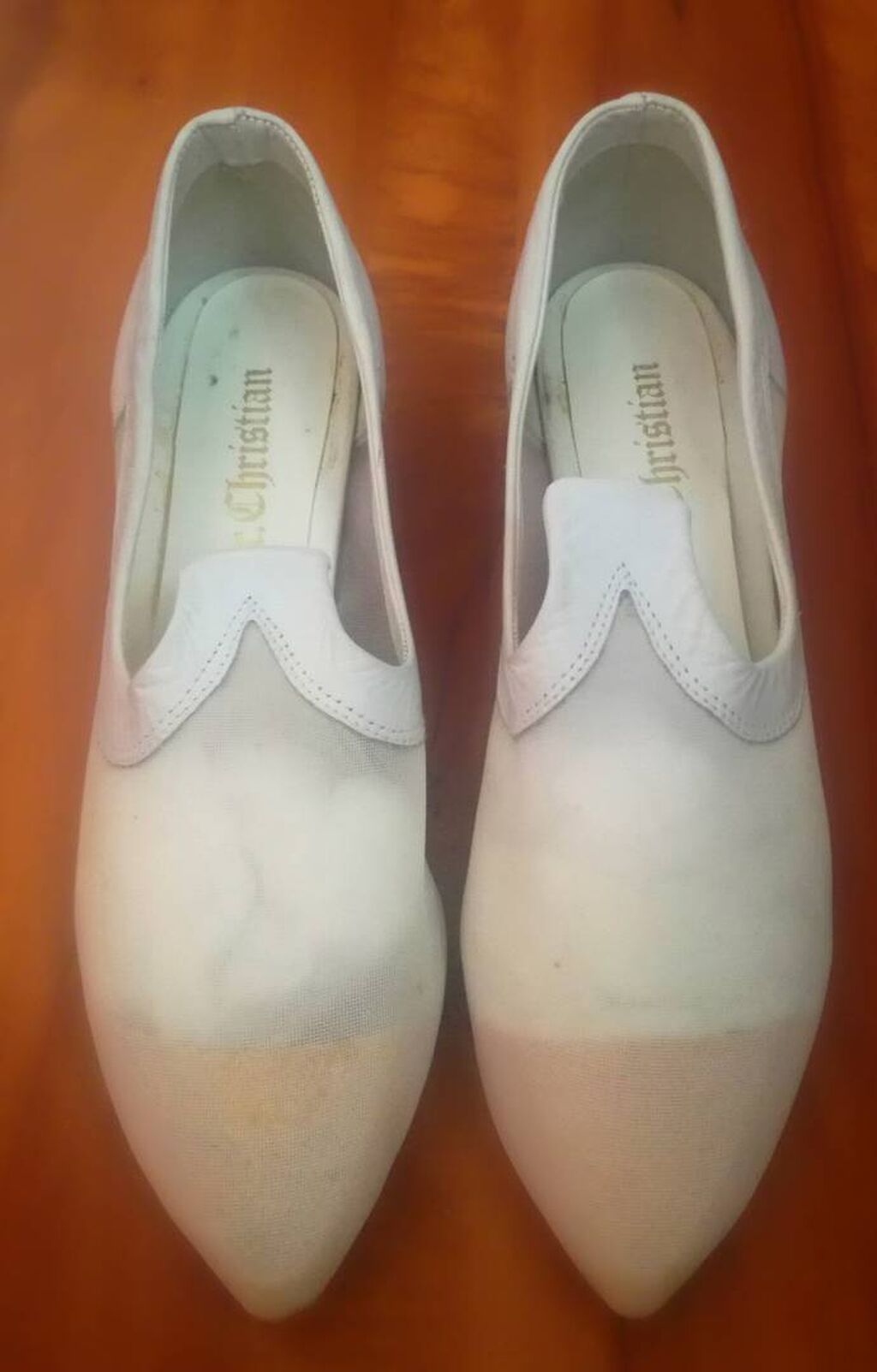 Ženska kožna elegantna cipela Mr. Christian veličina 37,5 boja bela