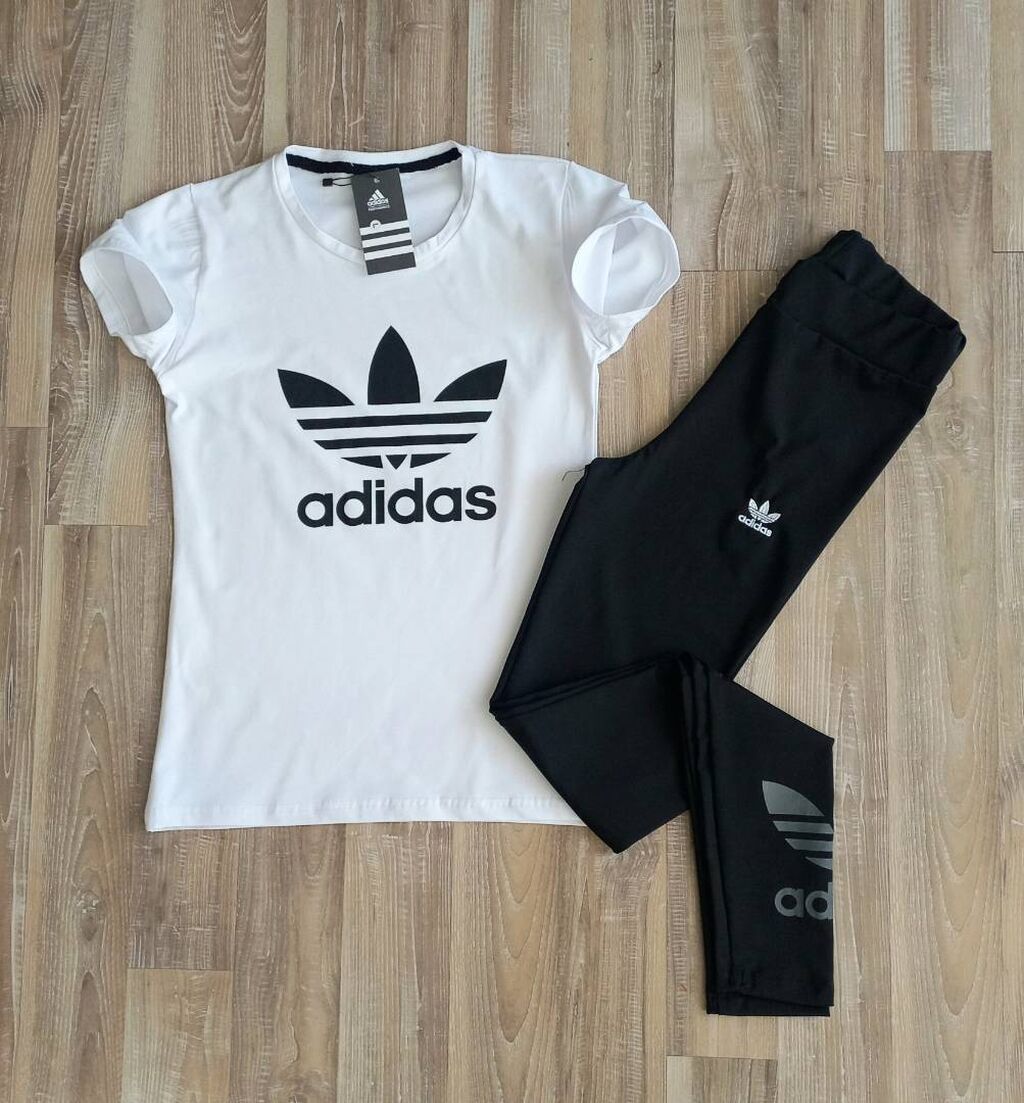 Adidas ženski komplet majica i helanke Novo Majica pamuk Helanke