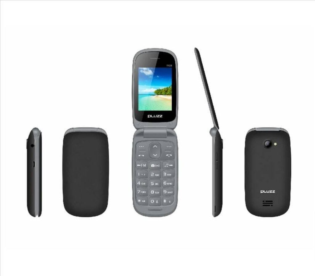 Pluzz P523 mobilni telefon nov i otkljucan za sve mreze, Telefon ima