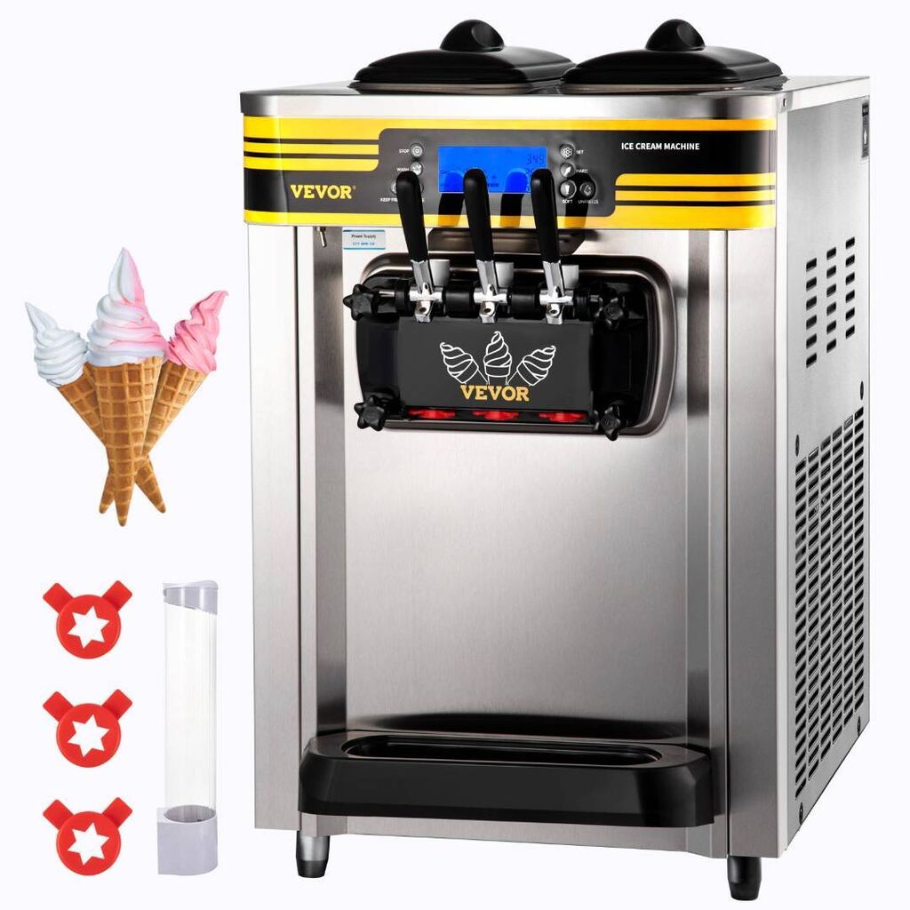 Komercijalna mašina za sladoled snage 2350 W mašina za sladoled