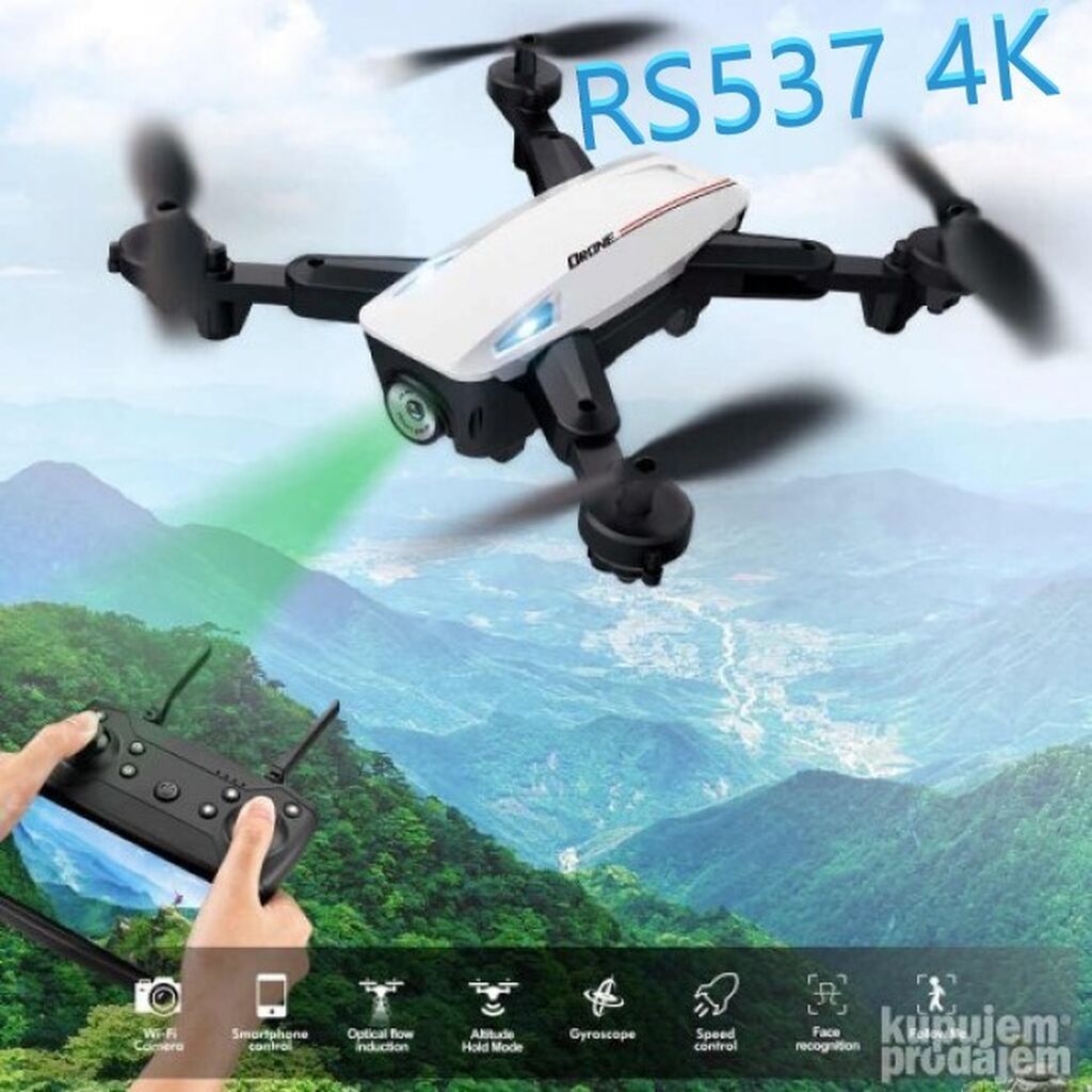 DRON RS537 4K/1080p Dual Camera 20min Let RS537 4K / 1080p