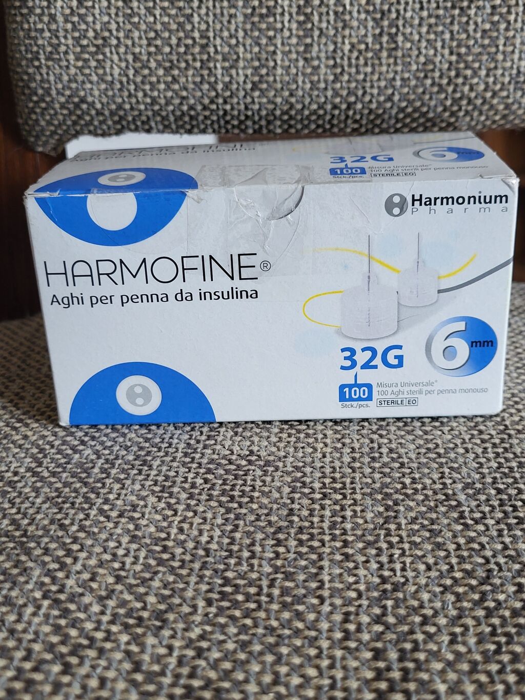 HARMOFINE 32G 6mm iglice za PEN za insulin 100 kom u kutiji