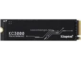 KINGSTON M.2 NVMe 2TB SSD/ KC3000/ PCIe Gen 4x4/ 3D TLC NAND/ 7/000MB/s Read/ 7/000MB/s Write/ 2280