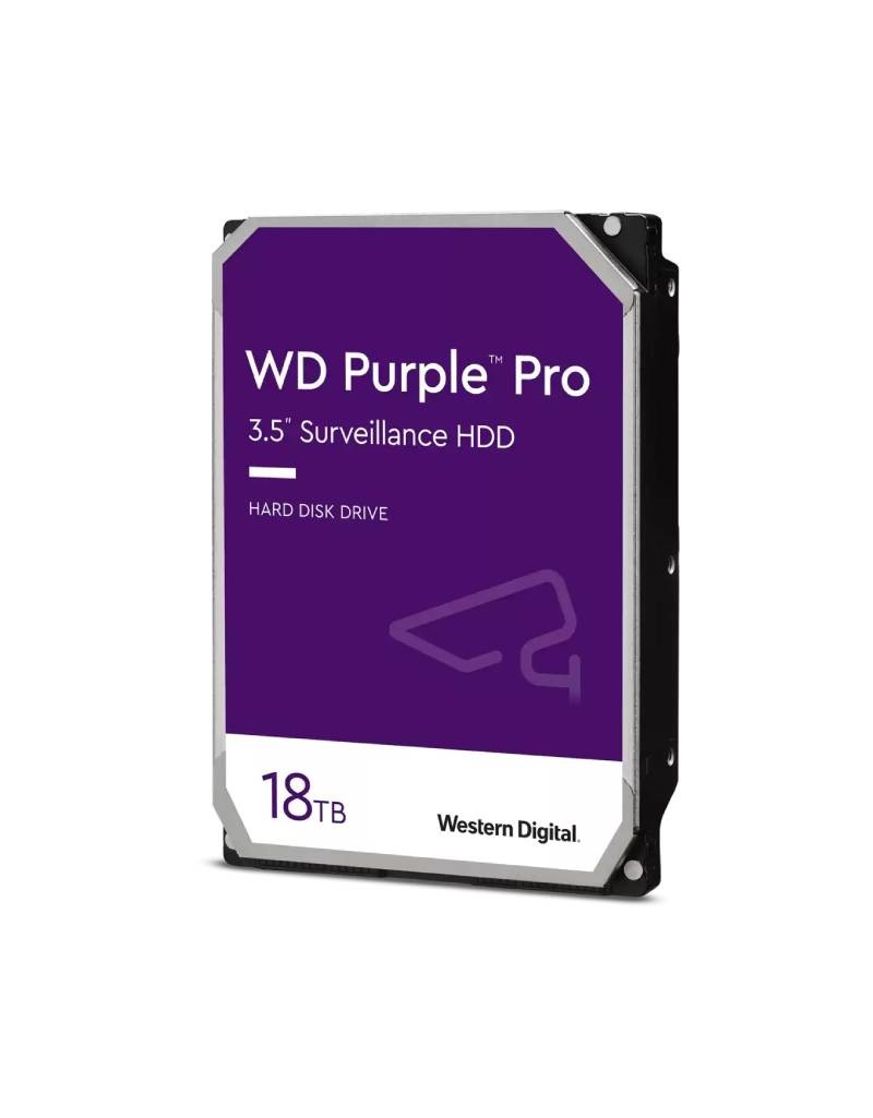 WD 18TB 3.5" SATA III 512MB 7.200rpm WD181PURP Purple Pro hard disk