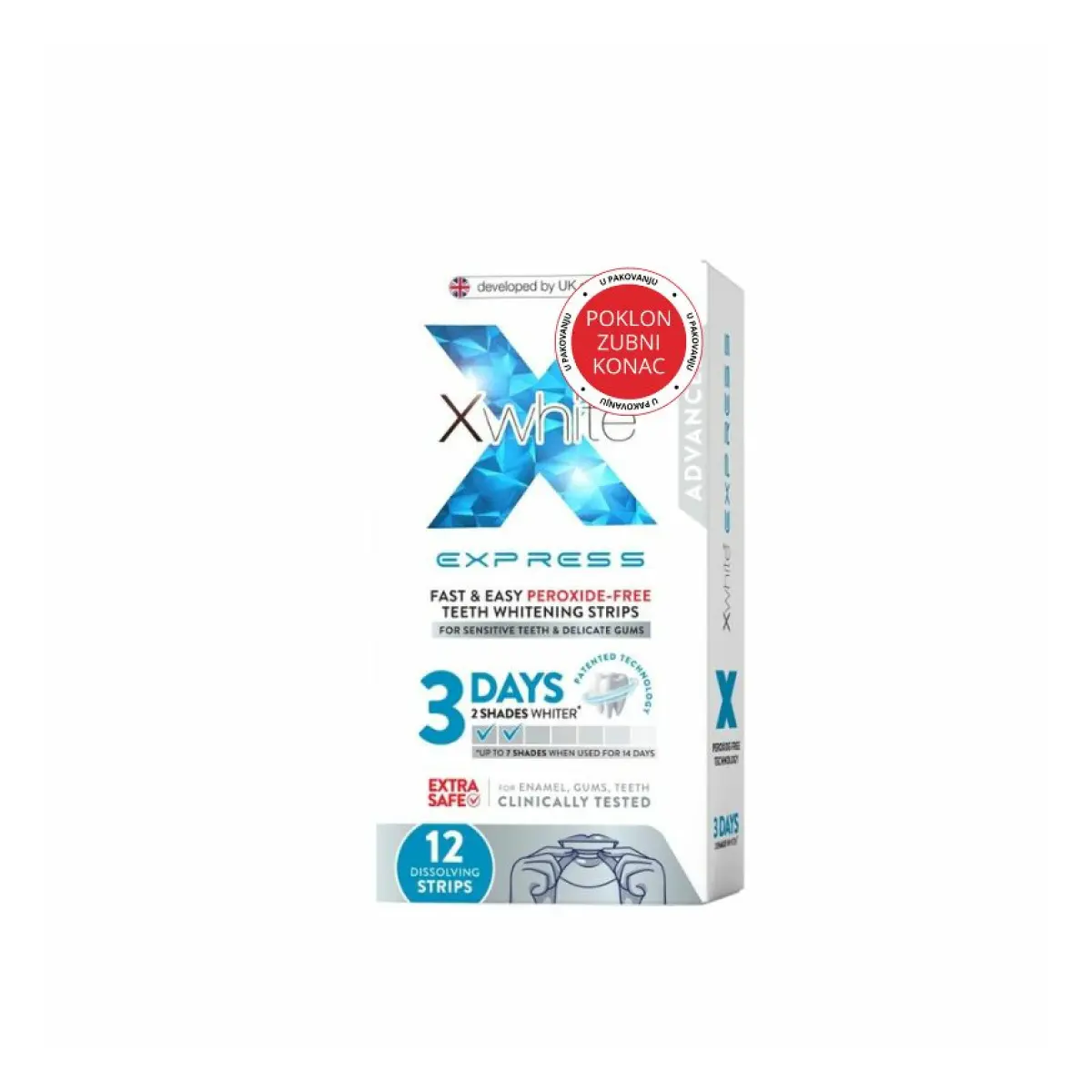 Možda će Vam se
                svideti
Xwhite Express trakice za izbeljivanje zuba – 3 dana, 12 komada
Xwhite Flash trakice za izbeljivanje zuba - 1 dan, 4 komada
Xwhite Intensive trakice za i...