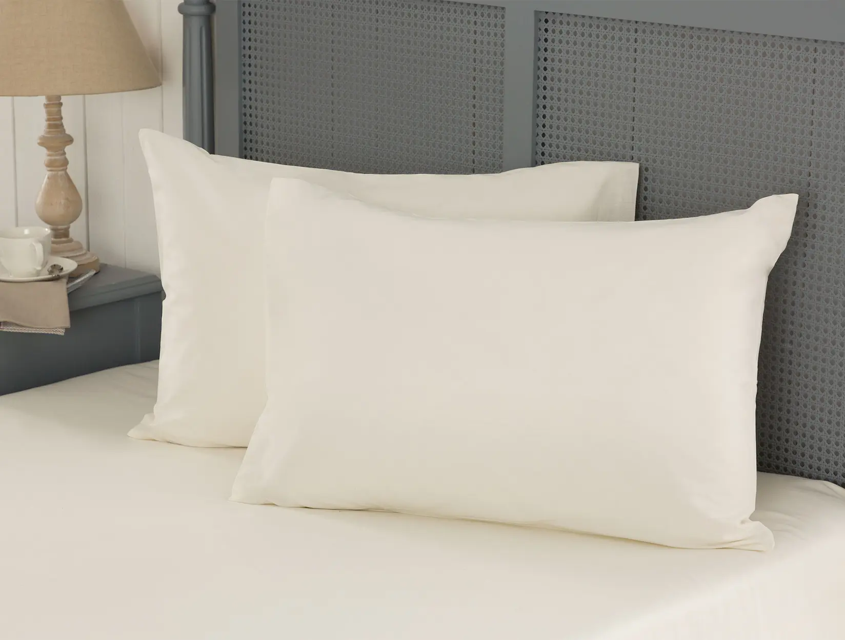 MADAME COCO Eloise Ranforce Set jastučnica, 2kom, 50x70cm, Bež