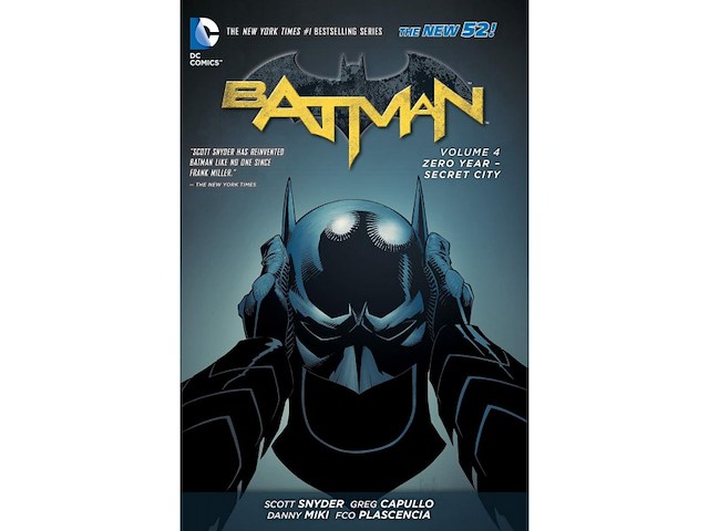 Batman 4: Zero Year-Secret City Paperback NOVO