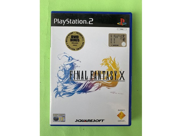 Final Fantasy X + BONUS DVD - PS2 igrica