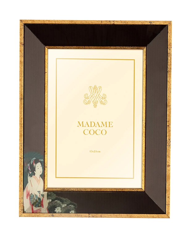 MADAME COCO Ram za slike, 15x21cm, Braon