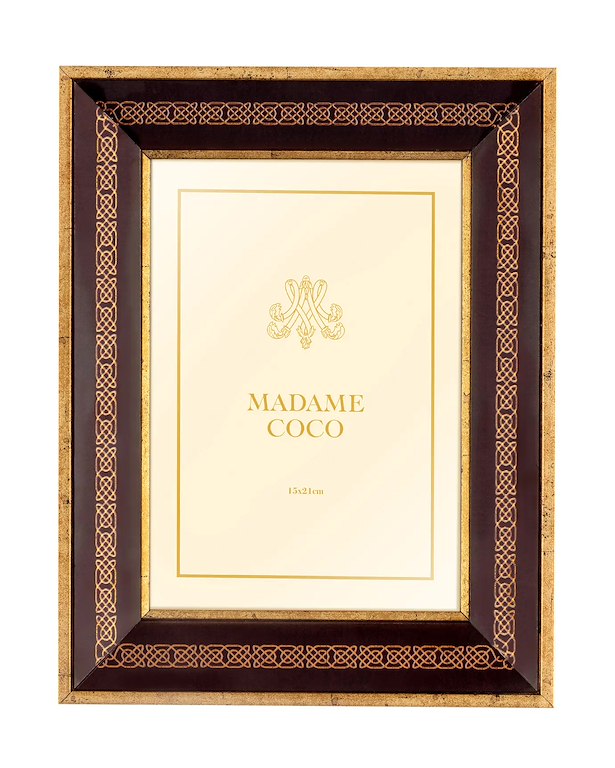 MADAME COCO Ram za slike, 15x21cm, Braon