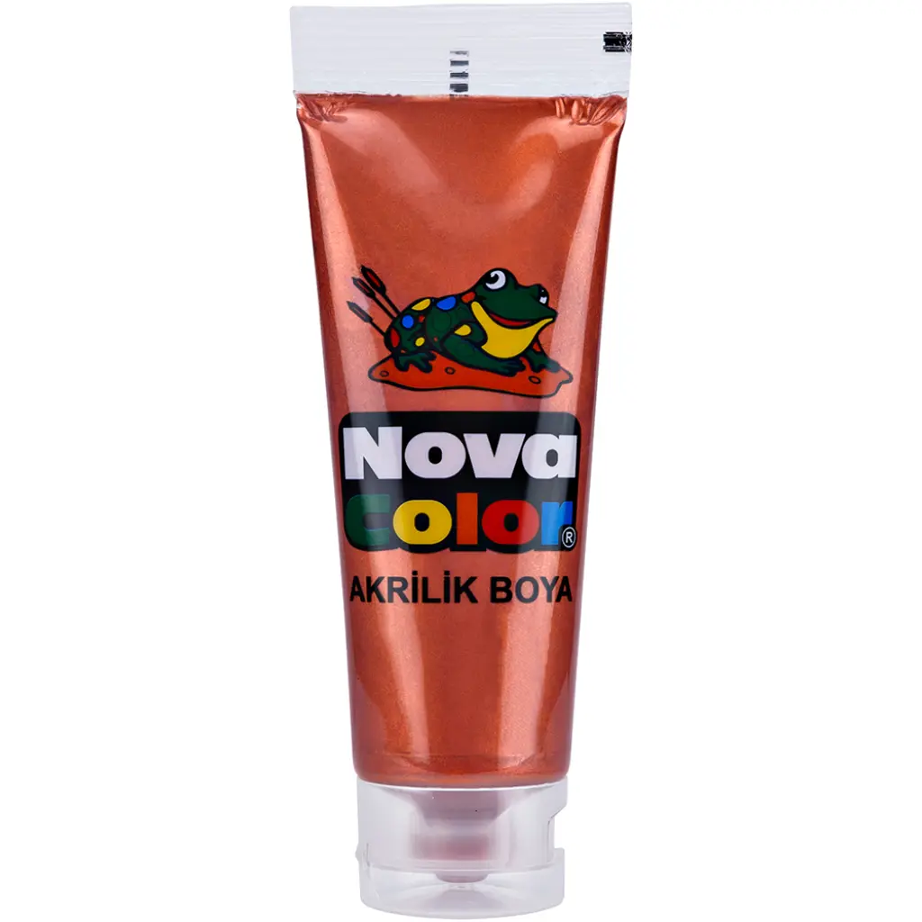 Nova Color Akrilna boja, 75g, Bakarna