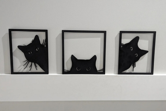 Set dekoracije za zid mačke