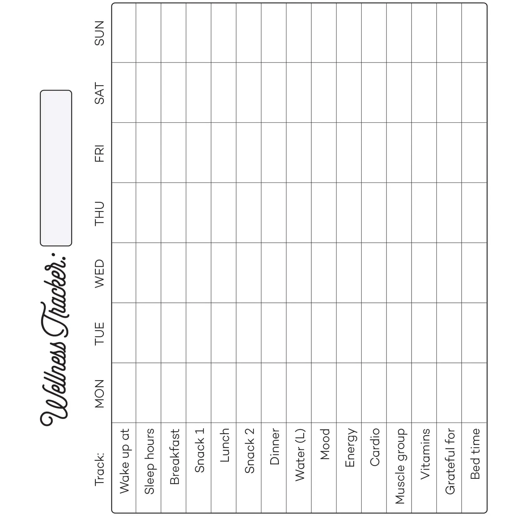 Hooh Insert Wellness tracker, 10 listova