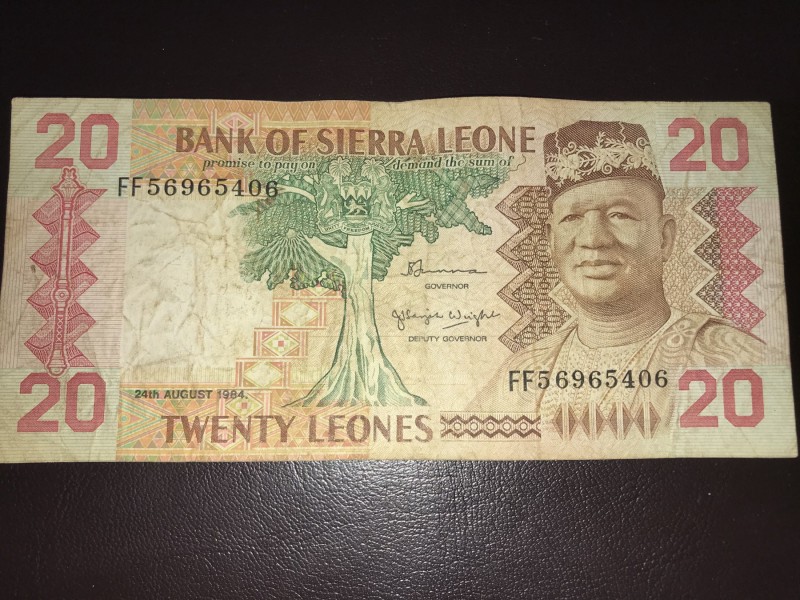 SIERA LEONE 20 LEONES.1984.