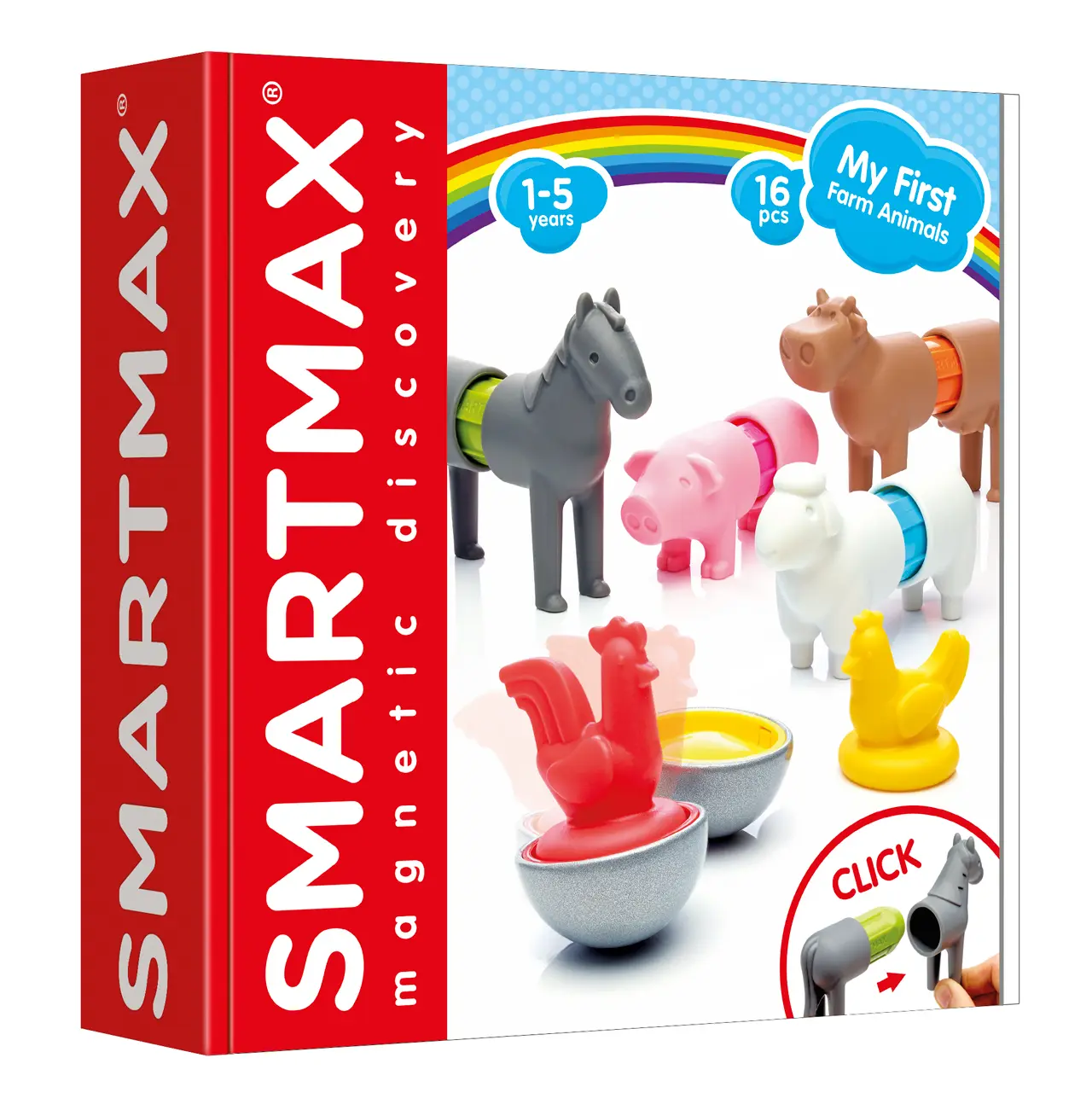 SMARTGAMES Magnetni konstruktori My First Farm Animals