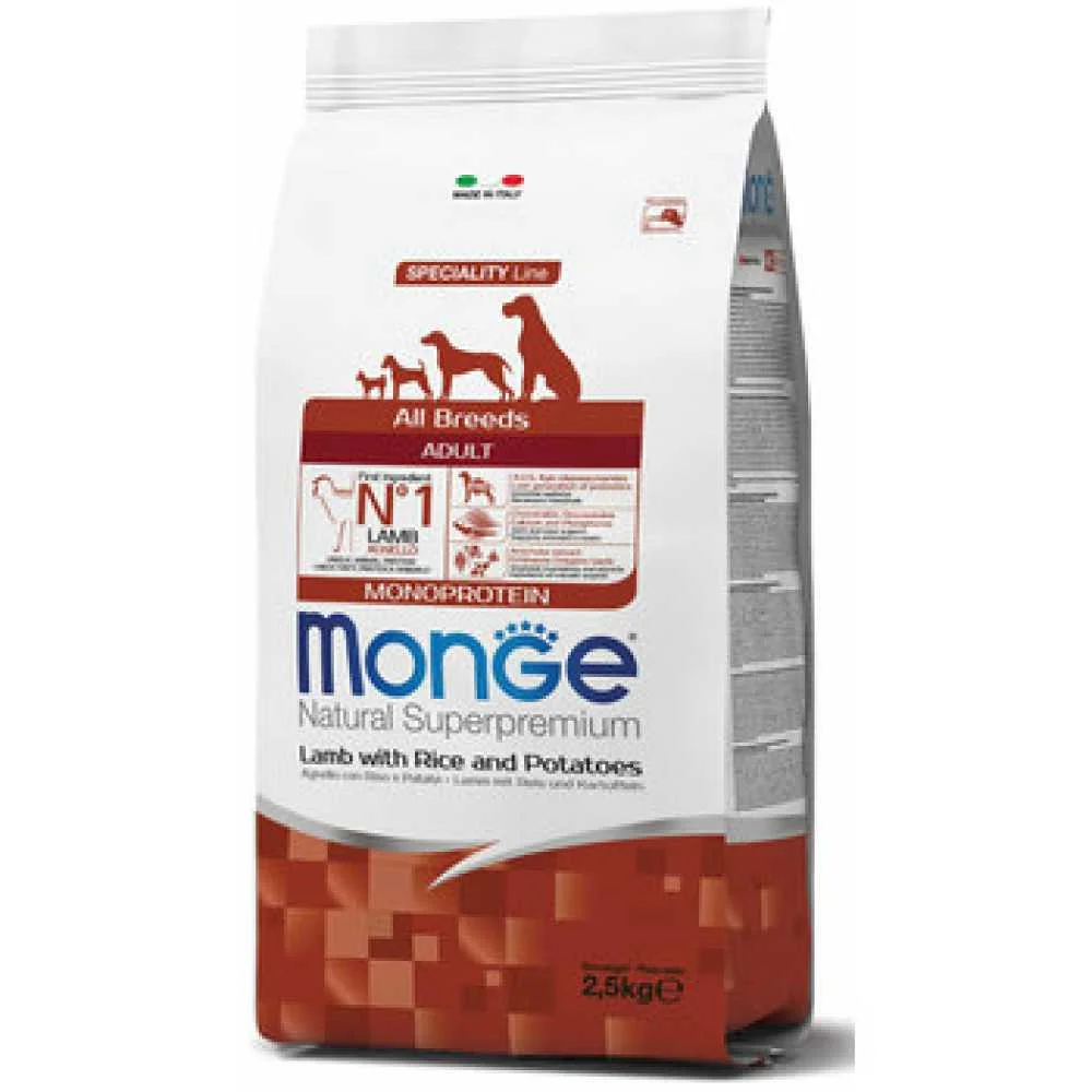 Monge hrana za pse Adult All breeds - Jagnjetina 12kg