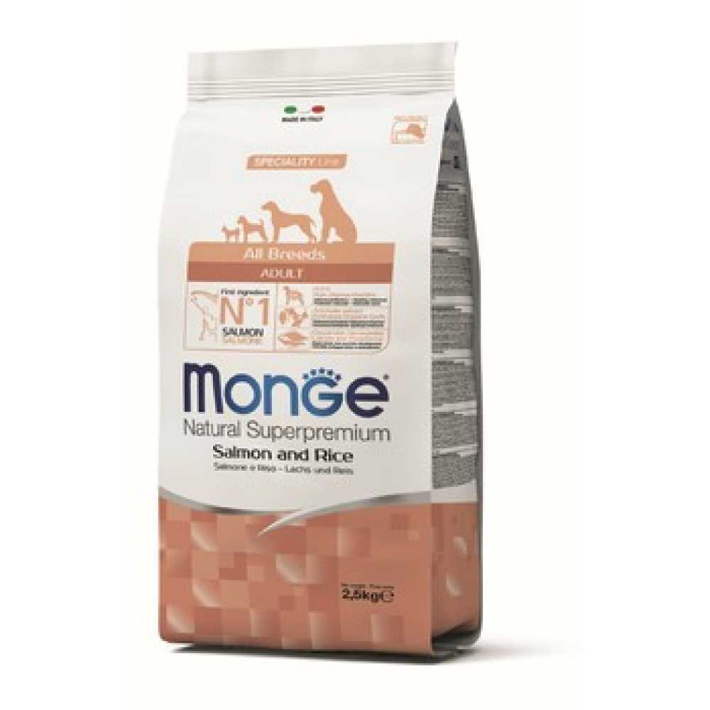 Monge hrana za pse Adult All breeds - Losos 12kg