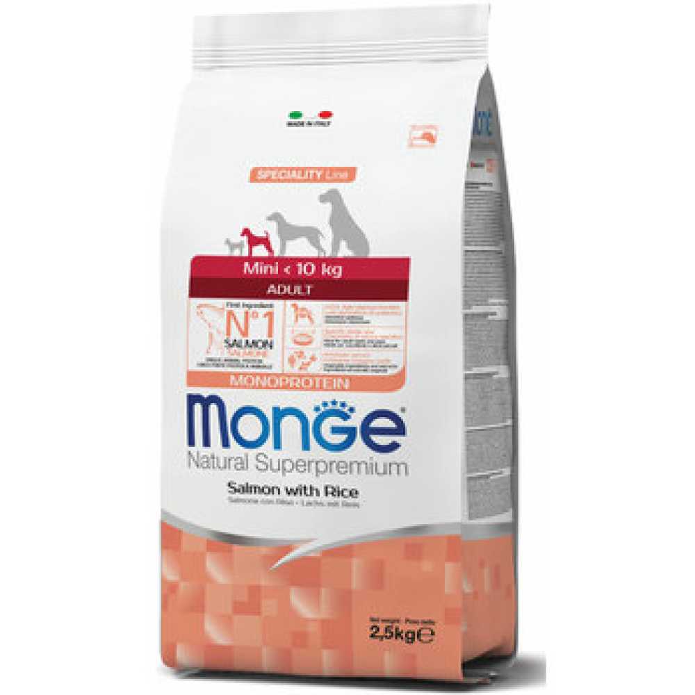 Monge hrana za pse Adult Mini - Losos 2.5kg