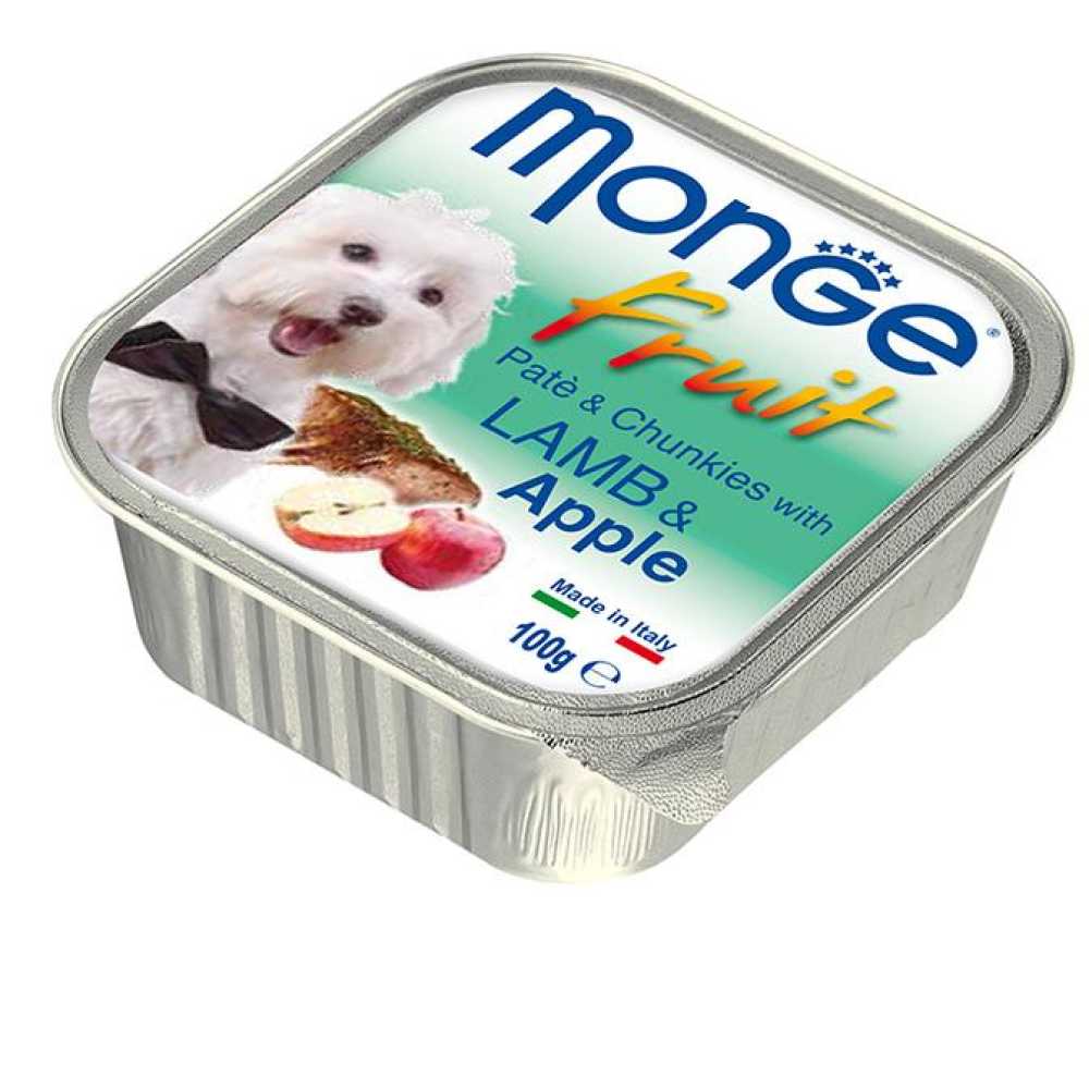 Monge Fruit - jagnjetina i jabuka 100g