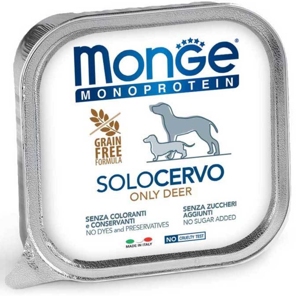 Monge Monoprotein pašteta za pse - jelen 150g